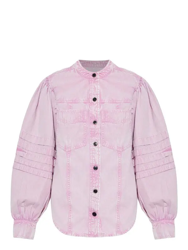 MARANT ETOILE Mileda Denim Shirt - Pink