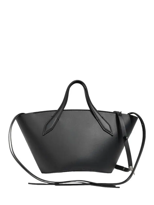 Acne Studios Altona Spiked Leather Tote - Black
