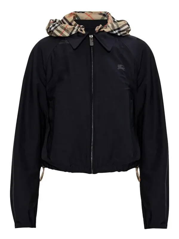 Burberry Jacket With Detachable Hood - Black