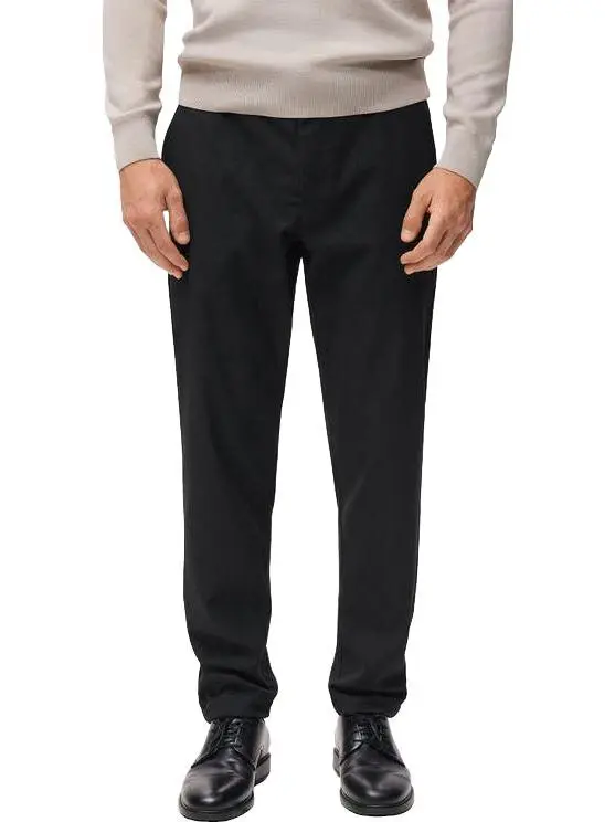 Mango Slim Fit Thermolite® Trousers - Navy