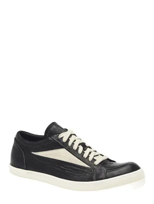 Rick Owens Vintage Sneaks Low-top Sneakers - Black/milk/milk