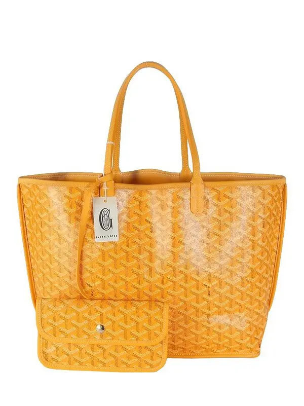 GOYARD Reversible Artois Pm Canvas Handbag - Yellow