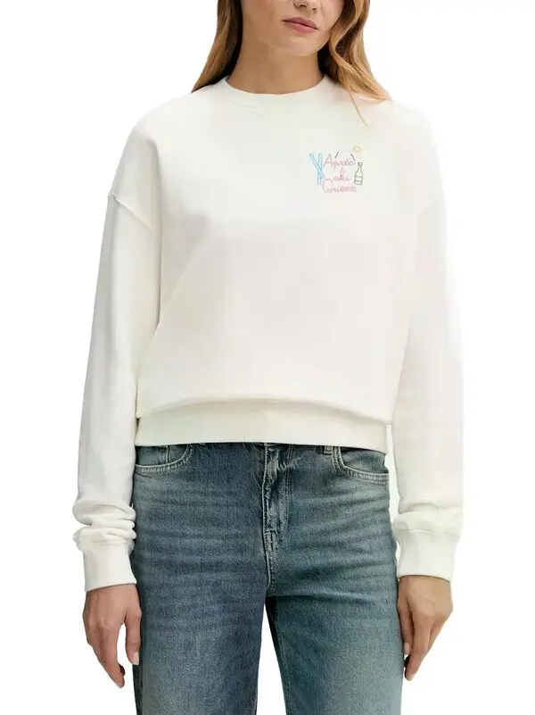 MC2 SAINT BARTH Embroidered Sweatshirt - White