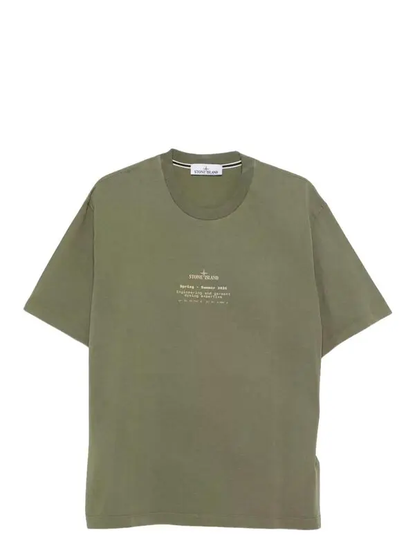 Stone Island Logo-print T-shirt - Green