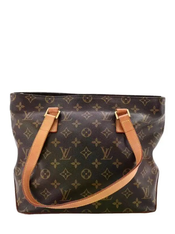 LOUIS VUITTON Cabas Piano Monogram Canvas Tote Bag - Brown