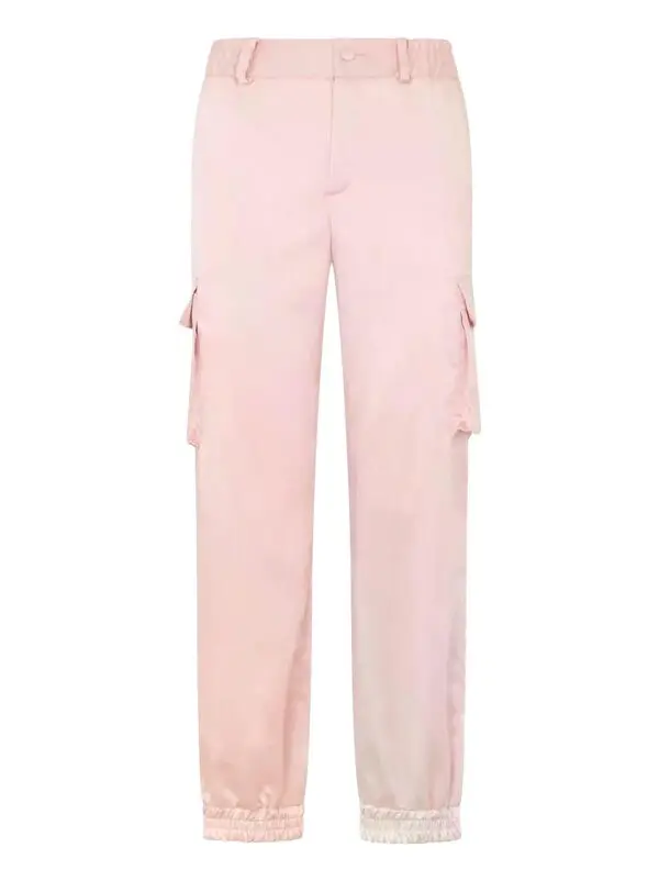 Philipp Plein Satin Patch-pocket Cargo Pants - Pink
