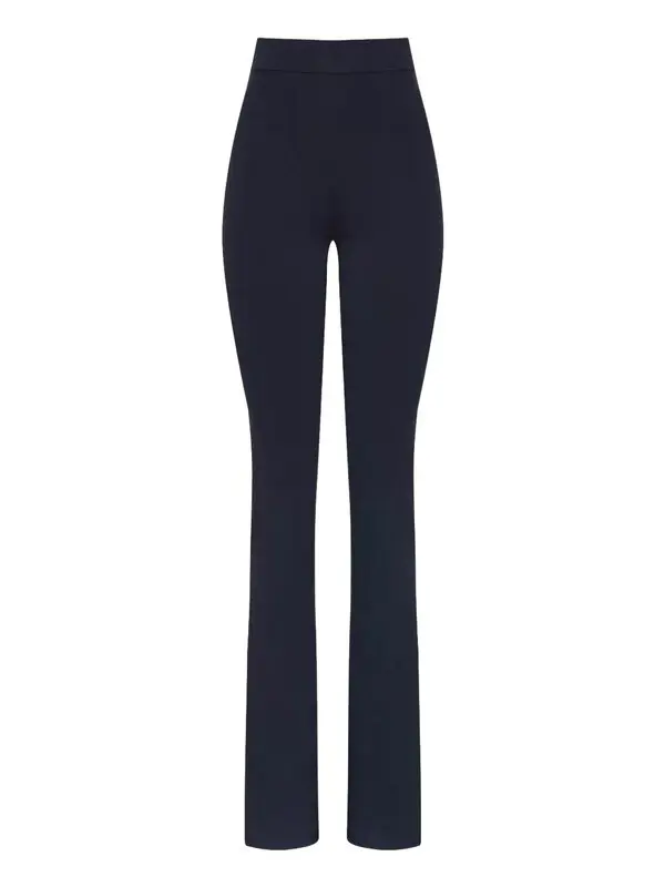 GLORIA COELHO High-waisted Trousers - Blue