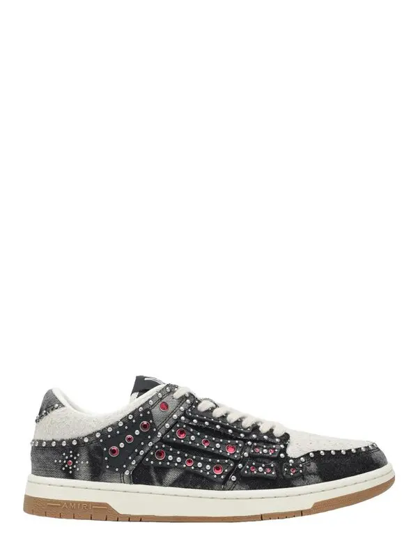 Amiri Skel Top Low Sneakers - Black