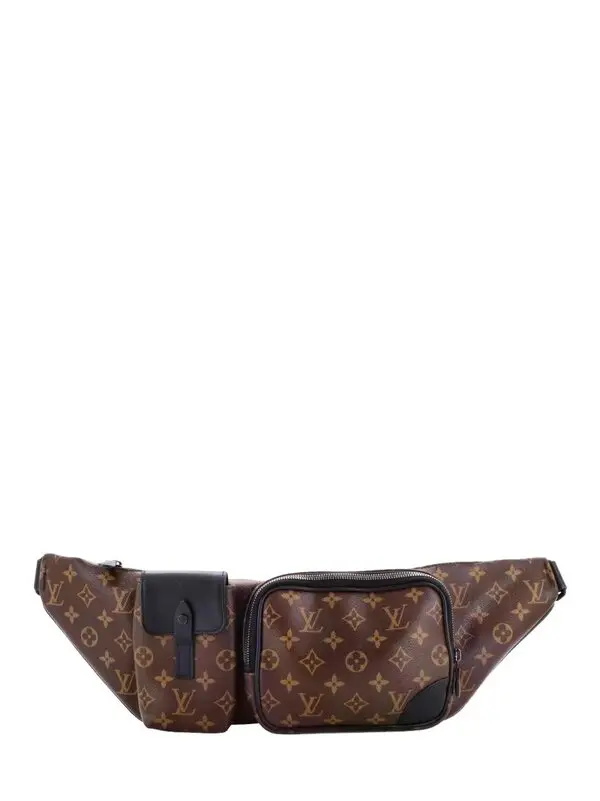 LOUIS VUITTON Christopher Bumbag Macassar Monogram Canvas - Black