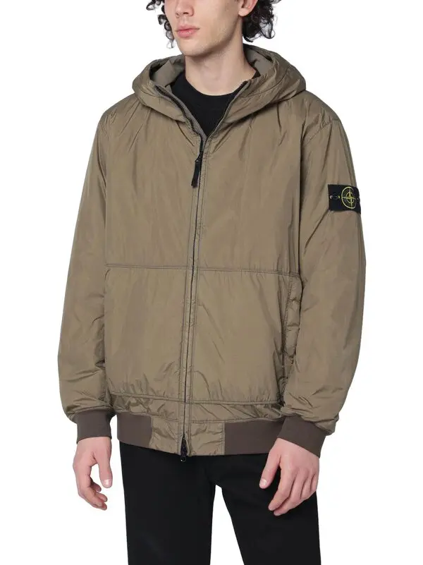 Stone Island Military Lightweight Nylon Jacket - Green