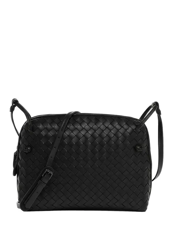 Bottega Veneta Intrecciato Mini Loop Camera Bag - Black