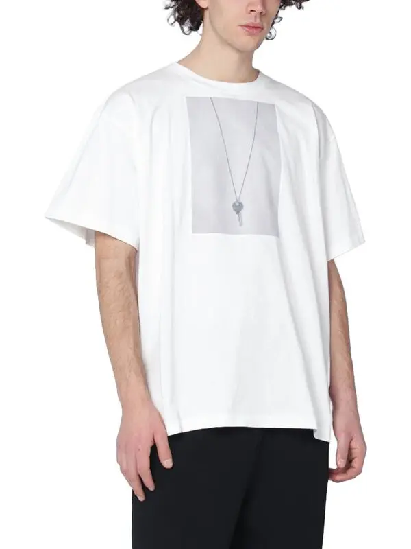MAISON MARGIELA T-shirt With Key Print - White