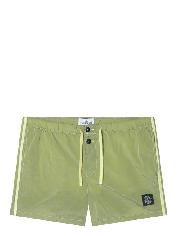 Stone Island Nylon Swim Shorts - Green