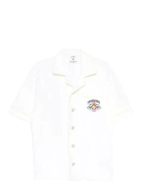 Casablanca Monogram Towelling Shirt - White