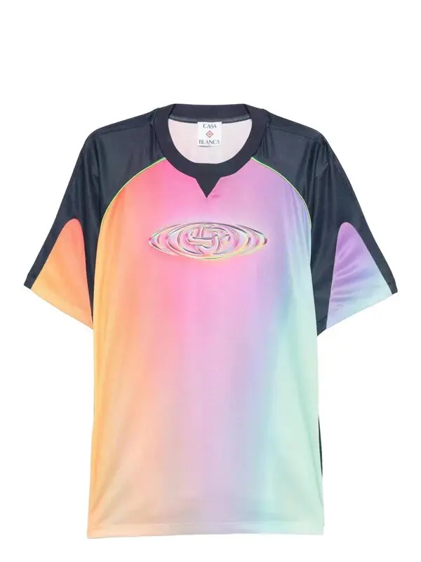 Casablanca Short-sleeve Football Top - Pink
