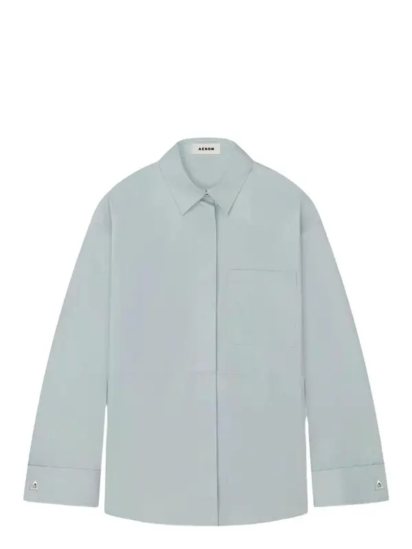 AERON Francis Chest-pocket Shirt - Blue
