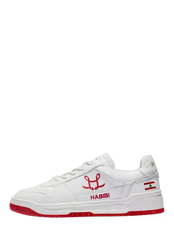 LEANDRO LOPES Lace-up Low-top Sneakers - White
