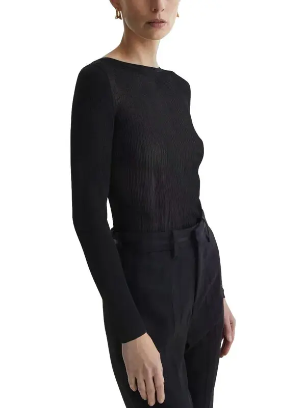 AERON Brittany Long-sleeve Top - Black