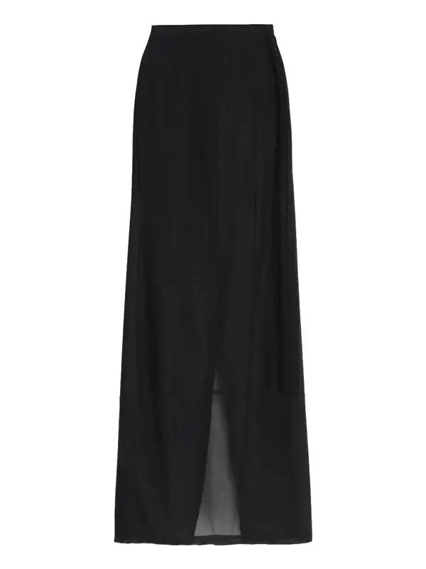 GLORIA COELHO Maxi Skirt - Black