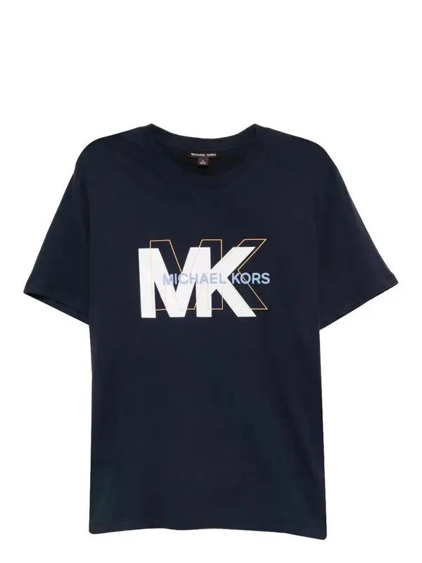 Michael Kors Logo-embossed T-shirt - Blue
