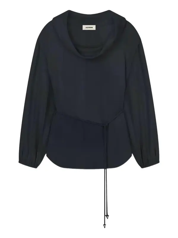 AERON Soraya Long-sleeve Blouse - Black