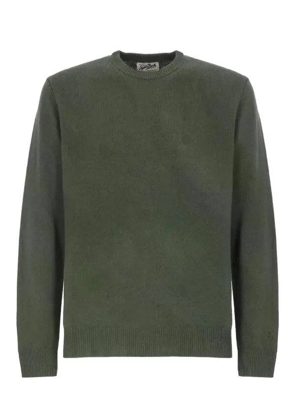 MC2 SAINT BARTH Round-neck Long-sleeve Sweater - Green