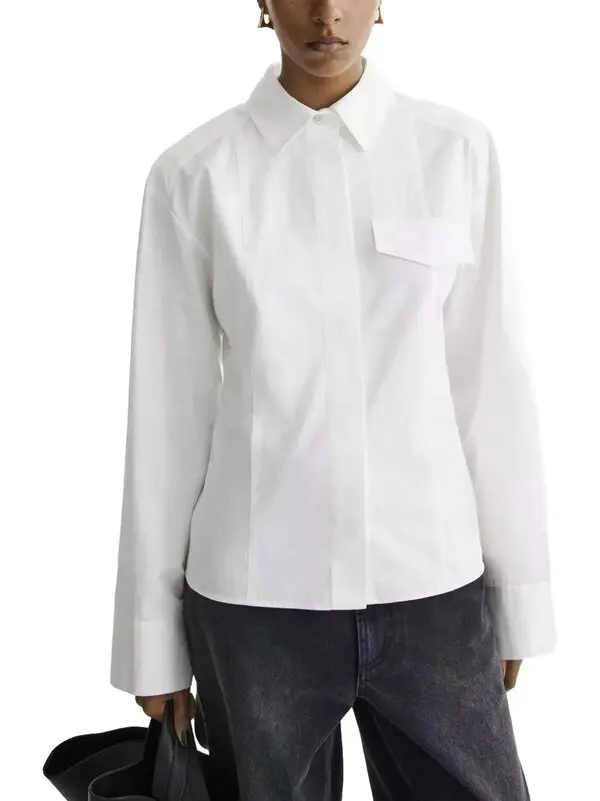 AERON Chia Buttoned Shirt - White
