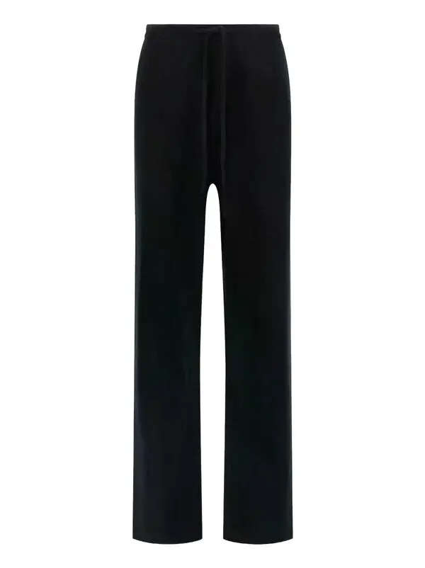 EXTREME CASHMERE X N° 142 Run Elasticated Track Pants - Black