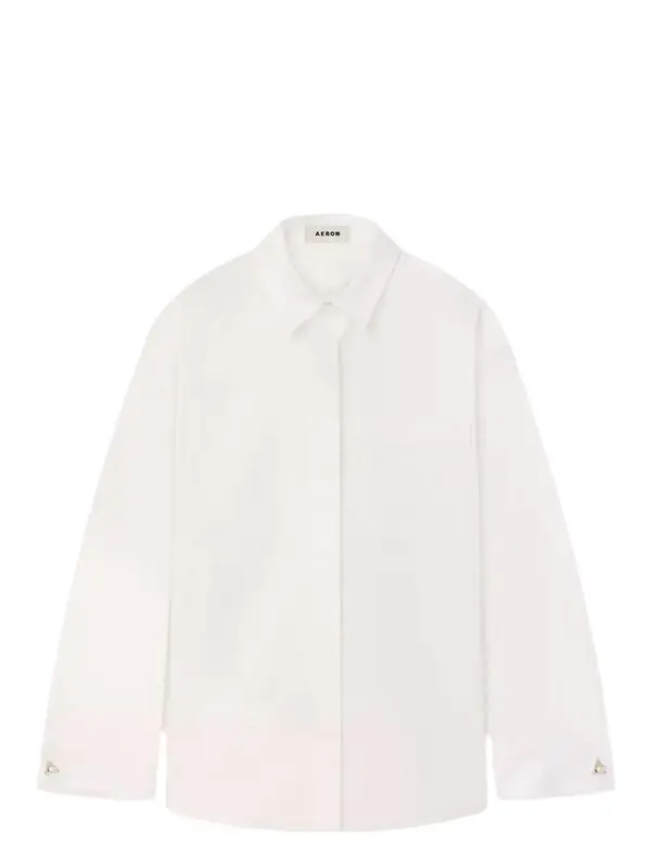 AERON Francis Chest-pocket Shirt - White