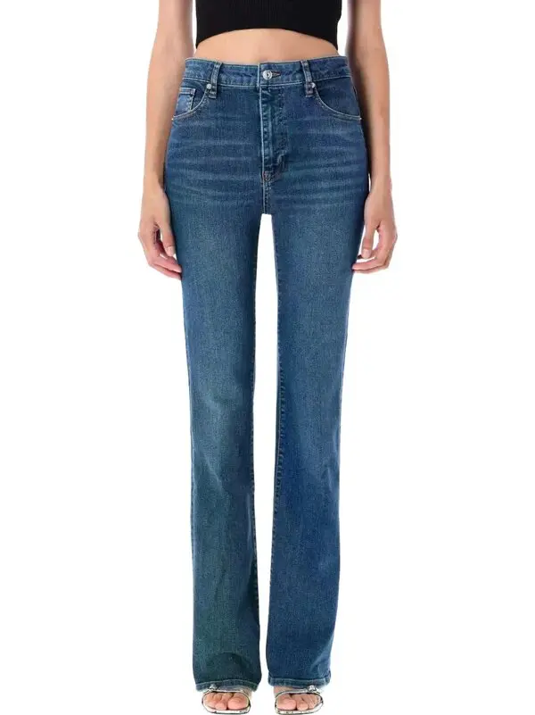 FRAME The Reboot High-rise Bootcut Jeans - Blue
