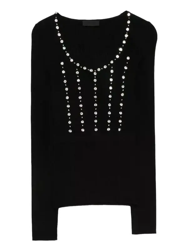 Liu Jo Embellished Top - Black
