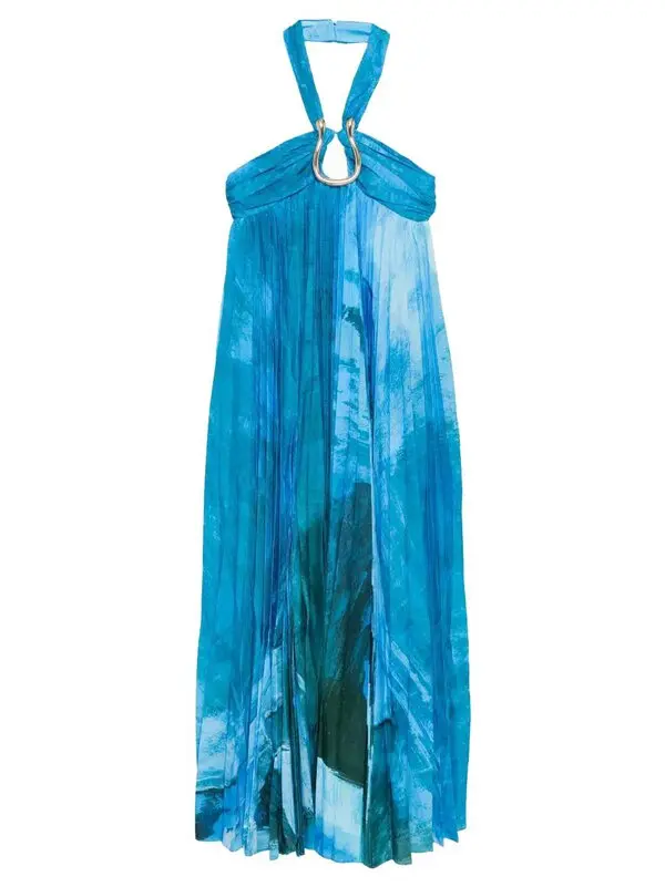 Acler Askham Maxi Dress - Blue