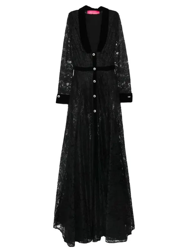 MIAU BY CLARA ROTESCU Maxi Dress - Black