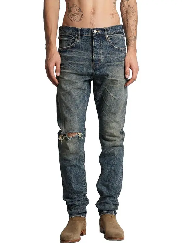 PURPLE BRAND Slim Fit Jeans - Blue