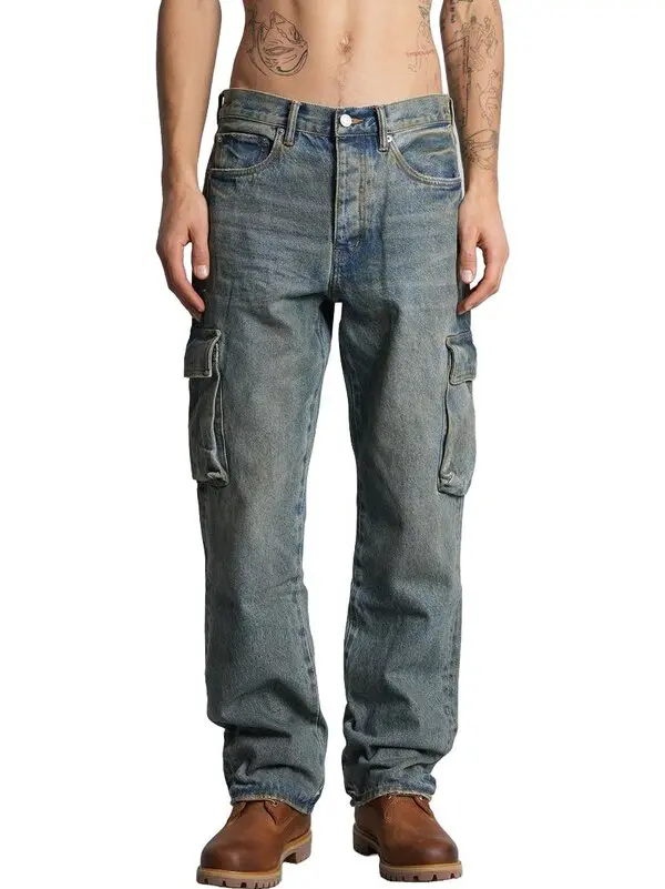 PURPLE BRAND Straight Fit Jeans - Blue