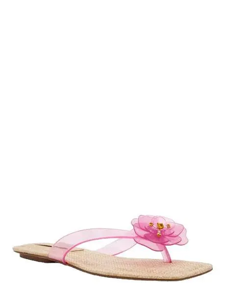 Steve Madden Tigerlily Floral Flip Flop - Pink
