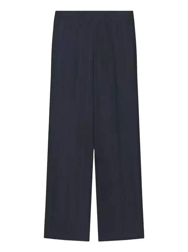 AERON Jung Striped Trousers - Black