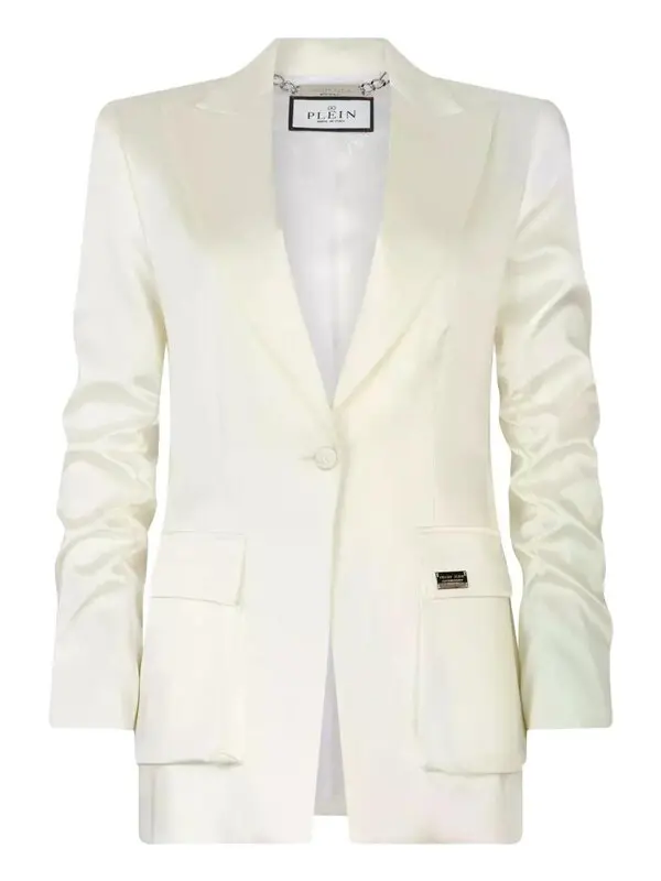 Philipp Plein Patch-pocket Blazer - White