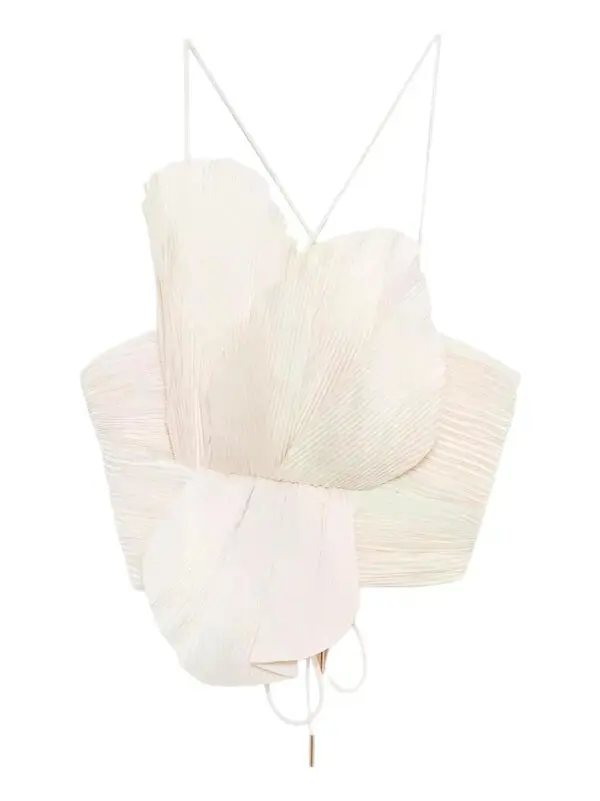 Acler Pleated Top - Neutrals