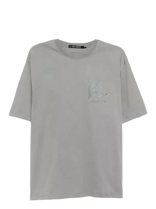 Karl Lagerfeld Artwork K T-shirt - Grey
