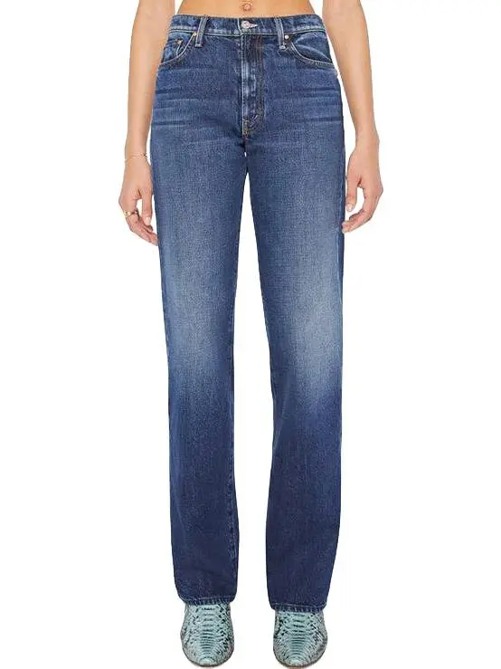 MOTHER The Rambler High-waist Straight-leg Jeans - Unplugged