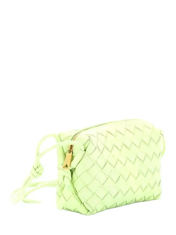 Bottega Veneta Loop Intrecciato Nappa Mini Crossbody Bag - Green