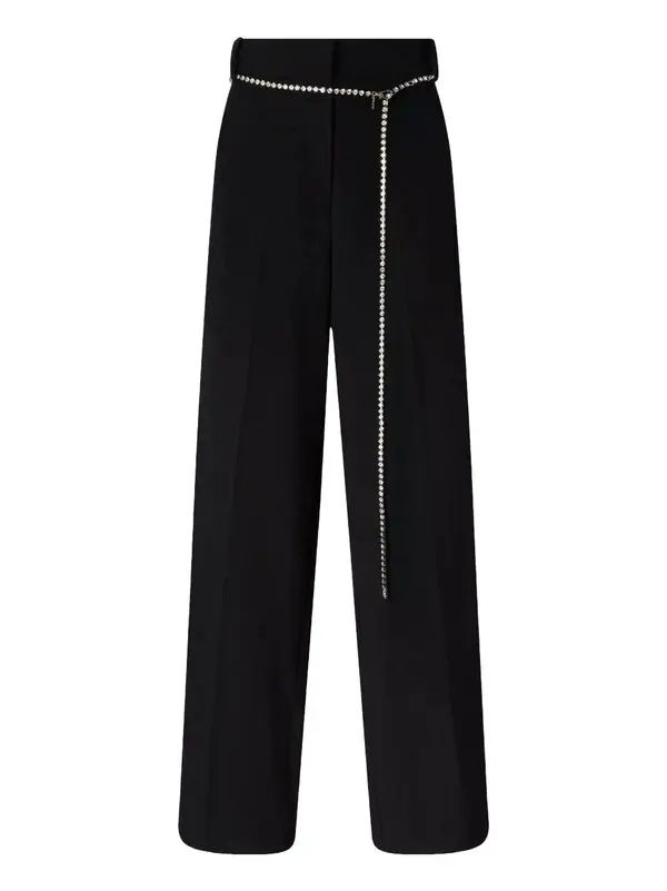Pinko Beaded Belt Trousers - Black