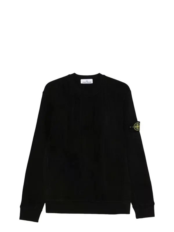 Stone Island Crew-neck Sweatshirt - Black