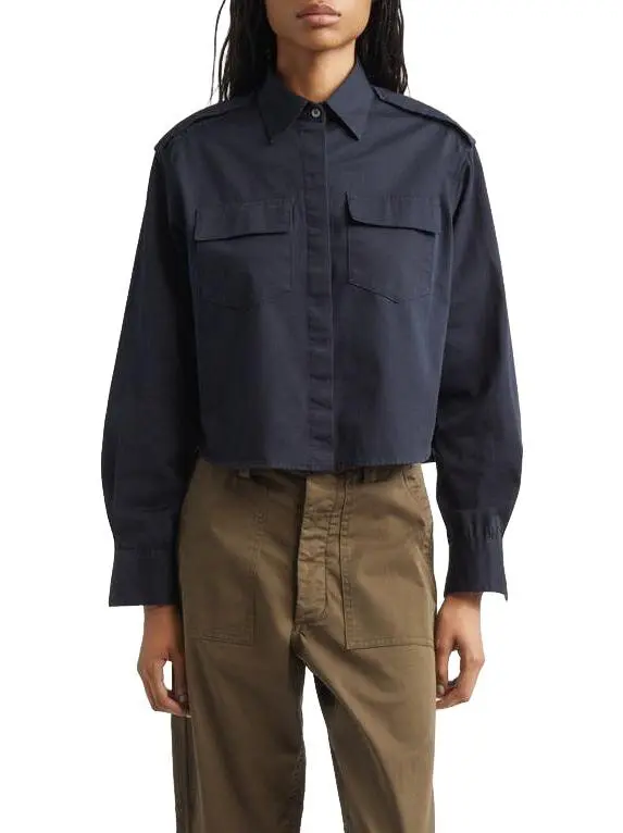 A.L.C. Nico Button-up Shirt - Deep Navy