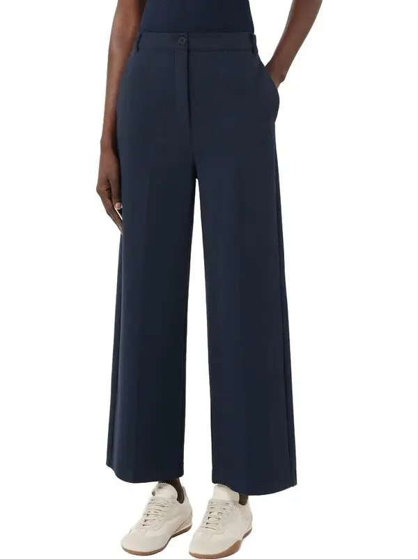 Max Mara Abano Straight-leg Ankle Pants - Navy