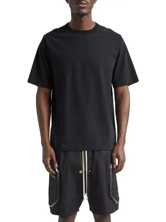 Rick Owens Brad Cotton T-shirt - Black