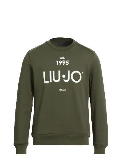 LIU •JO MAN Fleece Sweatshirt - Green