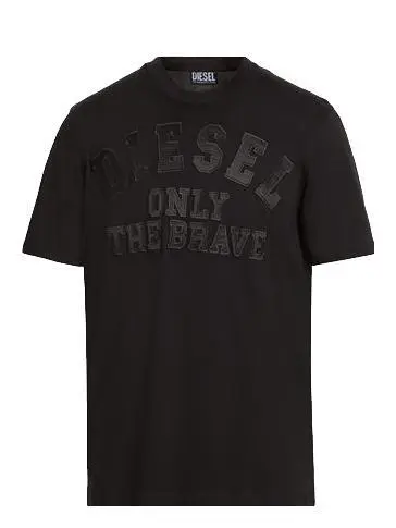 DIESEL T-shirt Size Cotton, Polyester - Black