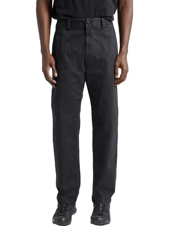 Stone Island Cotton Stretch Utility Pants - Black